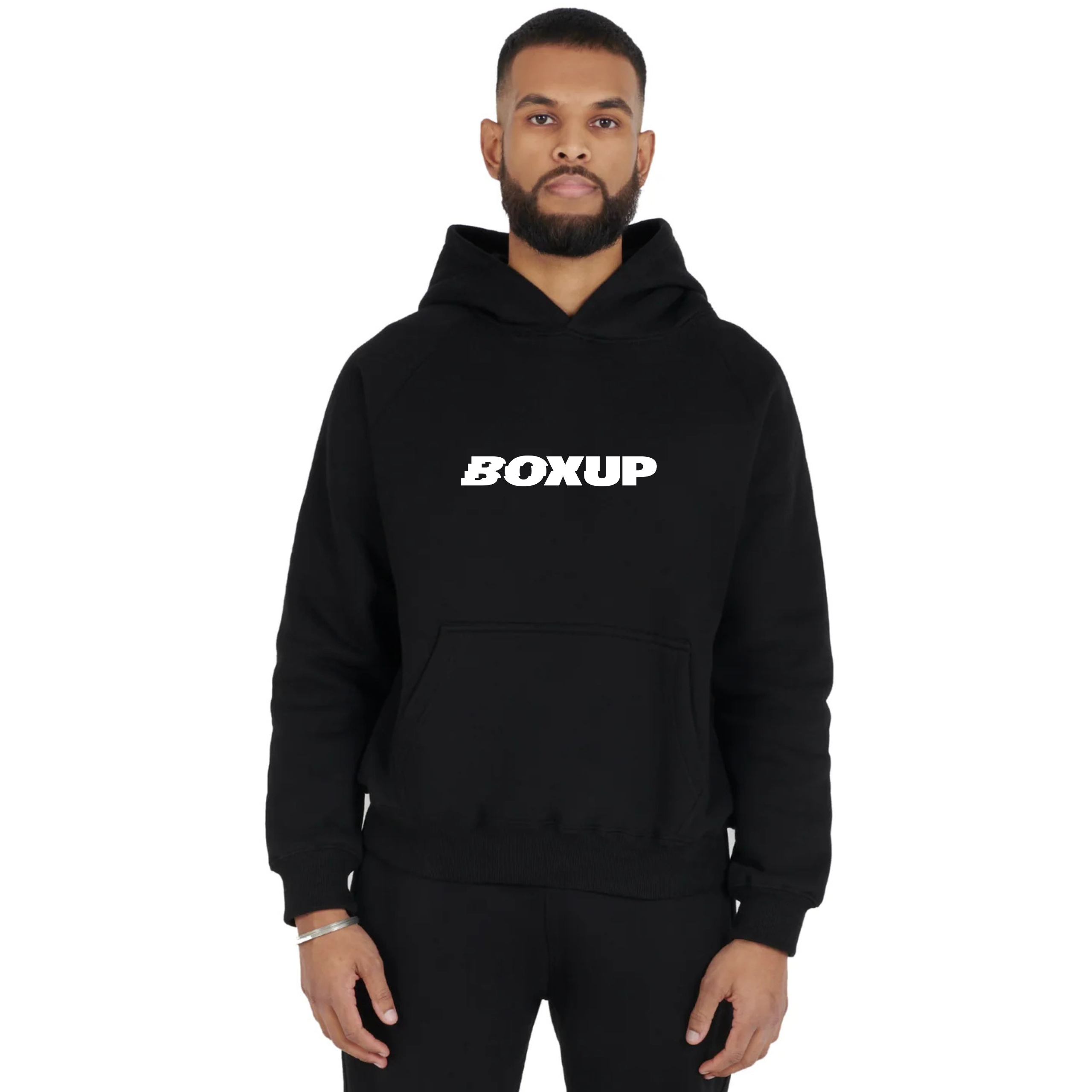 BOXUP Oversized Premium Hoodie - Black